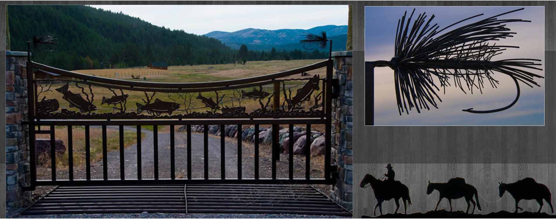 Metal Entryway Gates - Rustic By Design