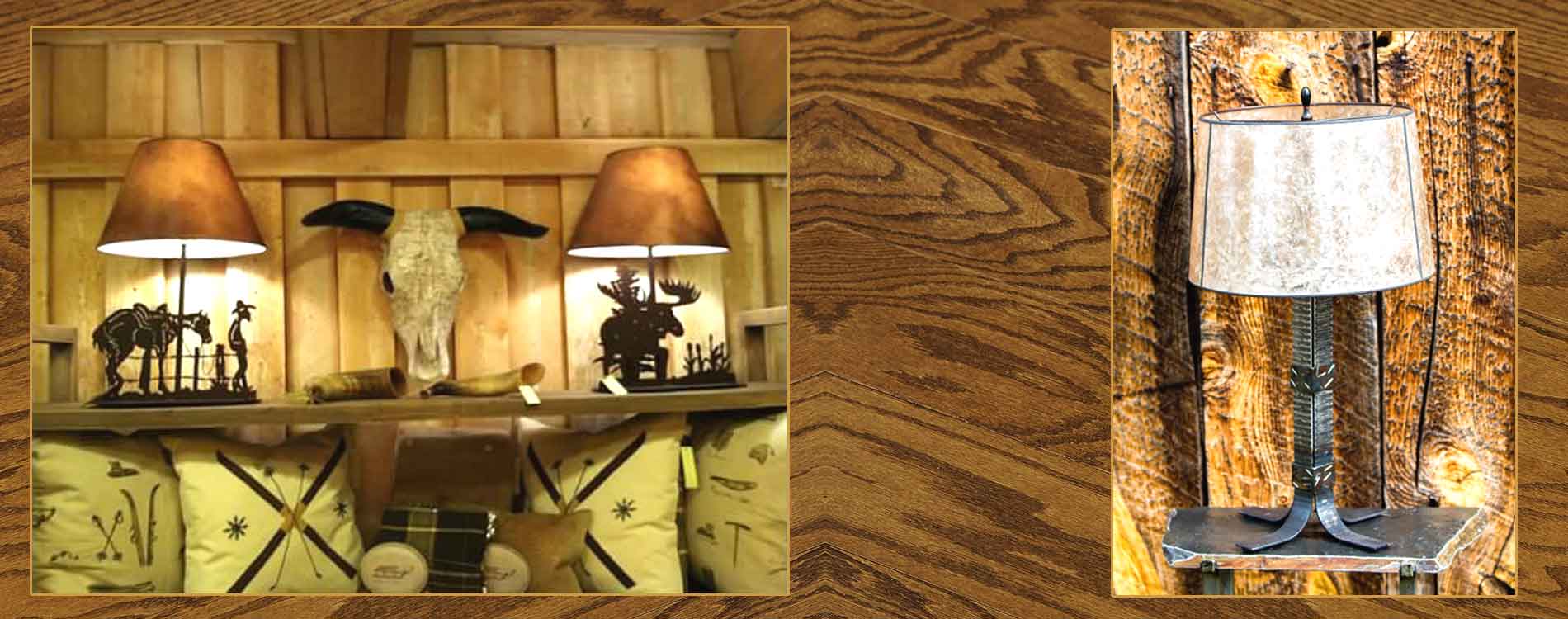 Decorative Metal Lamps - Rustic By Design